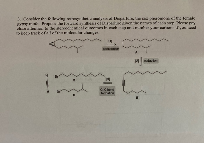 Solved 3. Consider the following retrosynthetic analysis of | Chegg.com