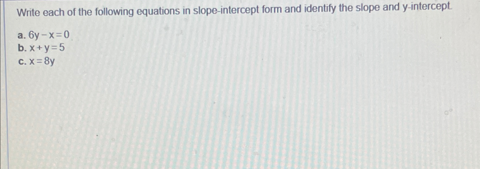 Solved Write each of the following equations in | Chegg.com