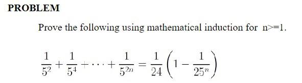 Solved Prove the following using mathematical induction for | Chegg.com