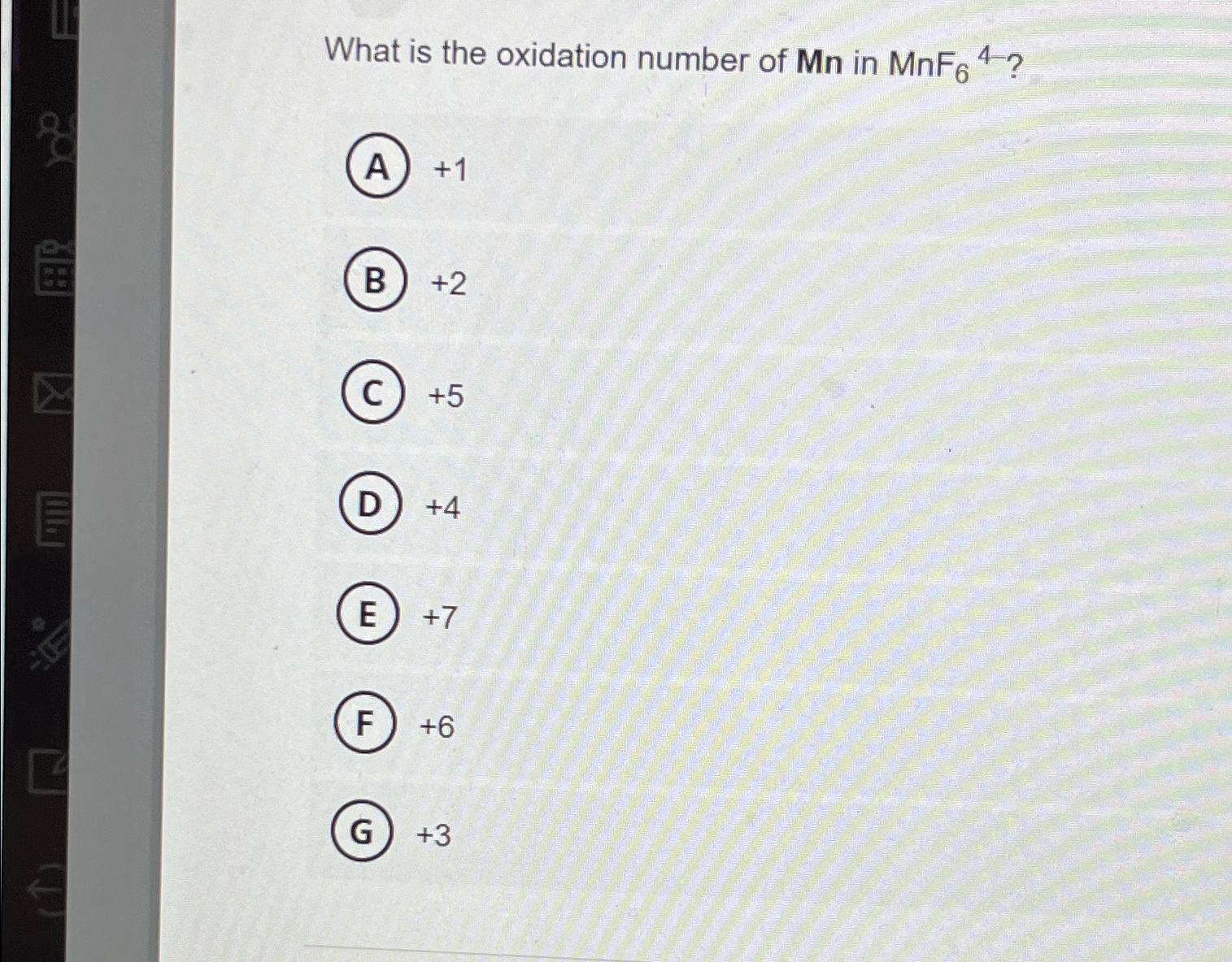 Solved What is the oxidation number of Mn ﻿in | Chegg.com