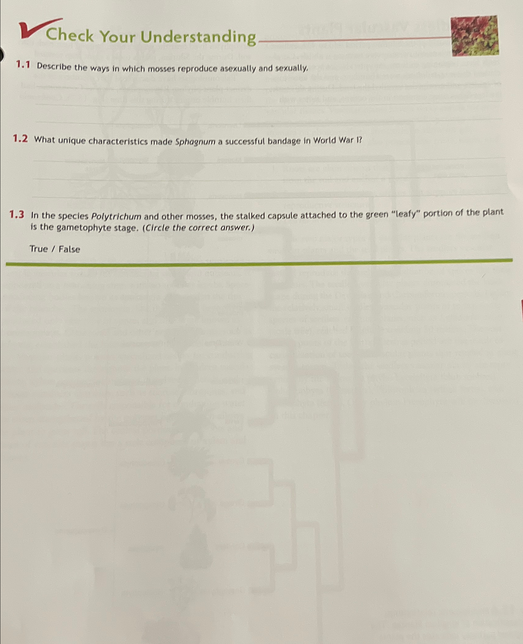 Solved Check Your Understanding1.1 ﻿Describe the ways in | Chegg.com