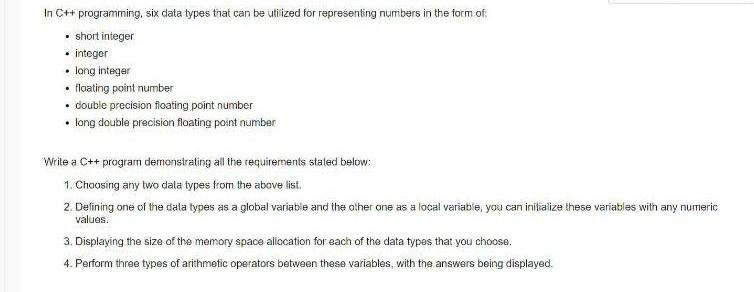 Solved Write A C Program To Exhibit The Cube Of The Number 6194