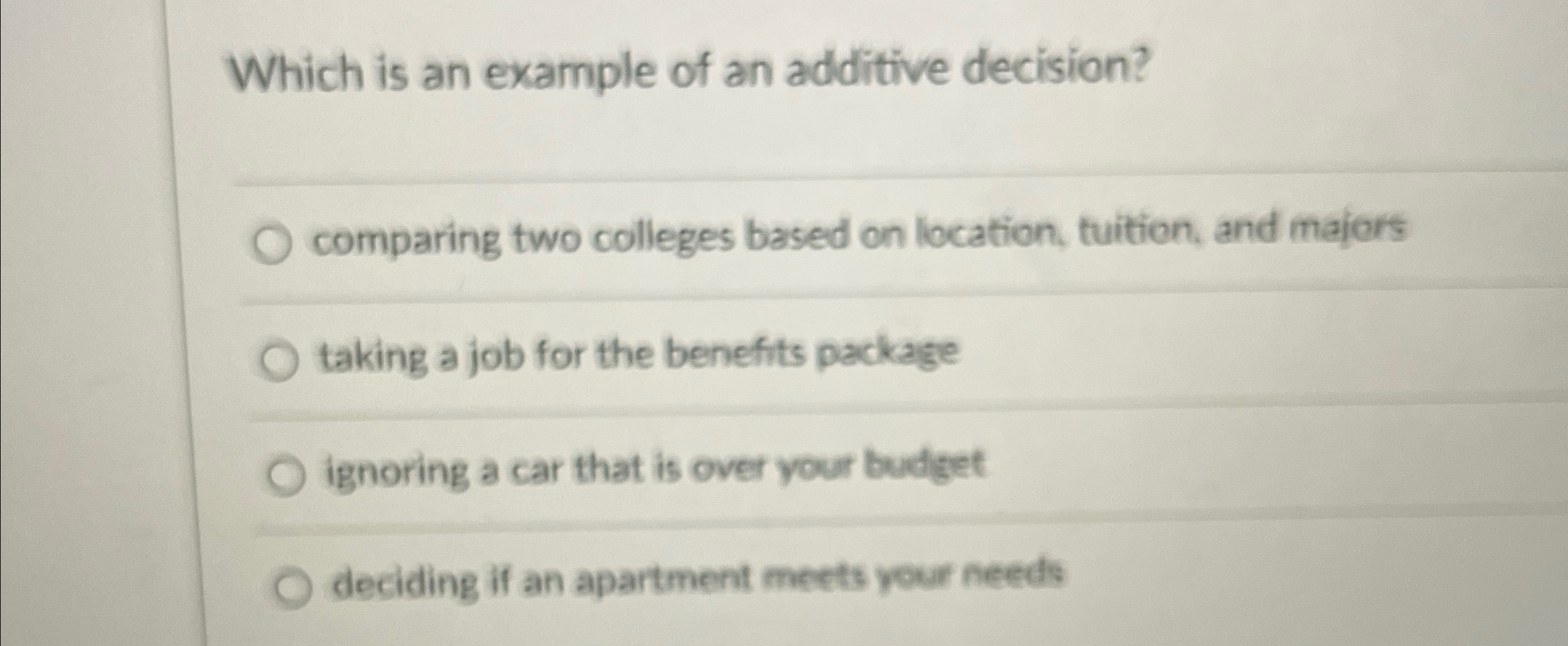 Solved Which is an example of an additive | Chegg.com