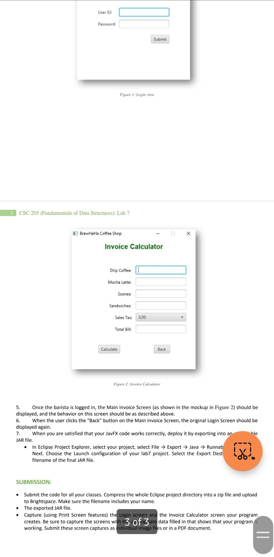 GUI Development with Java FX/Event-Driven | Chegg.com