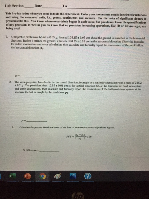 Solved Lab Section Date This Pre-labis due when you come in | Chegg.com