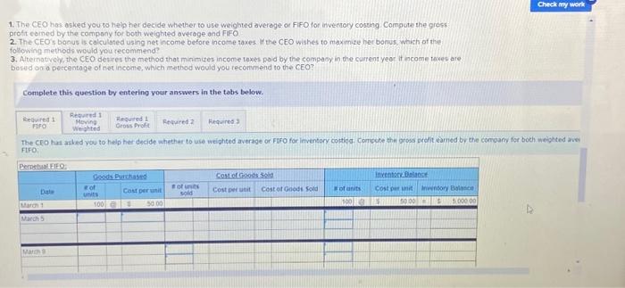 Solved Purchase- 1 march , 100 units, $50 eachPurchase - 5 | Chegg.com