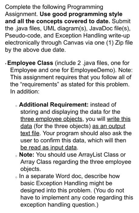 Solved Complete The Following Programming Assignment Use 1989