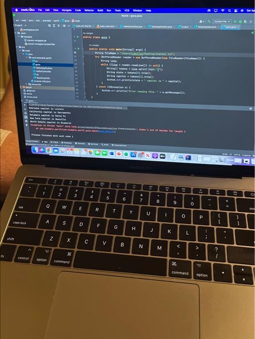 Solved Java. Please help. I am reading a txt file that has 5 | Chegg.com