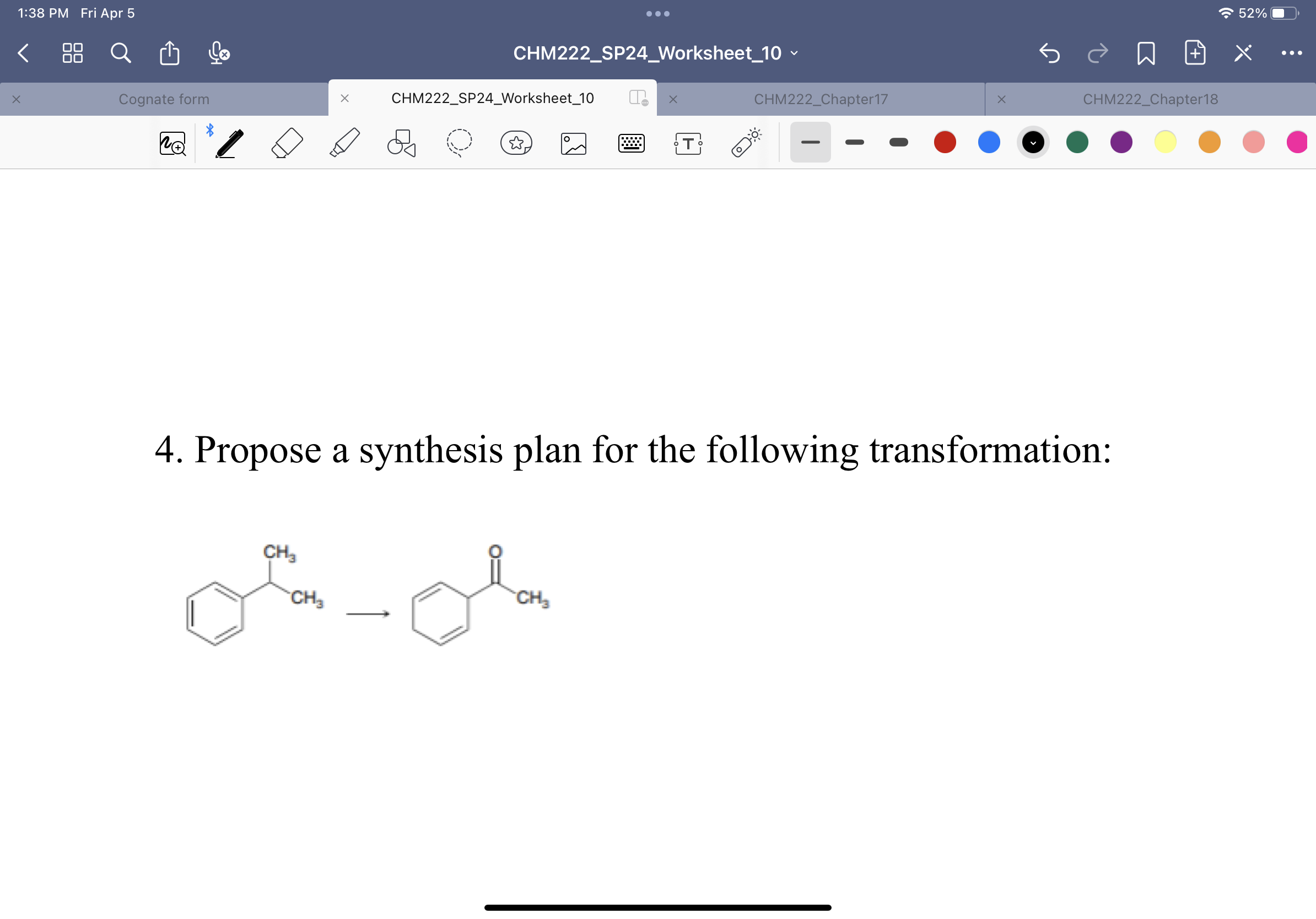 Solved Propose a synthesis plan for the following | Chegg.com