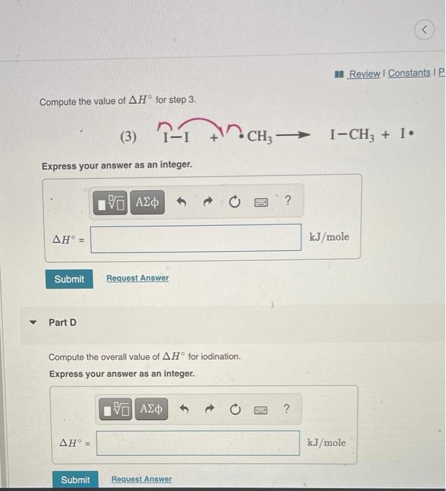 Solved Review Constants IP Part A Compute the value of AH° | Chegg.com