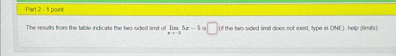 Solved Part 2- 1 ﻿pointThe results from the table indicate | Chegg.com
