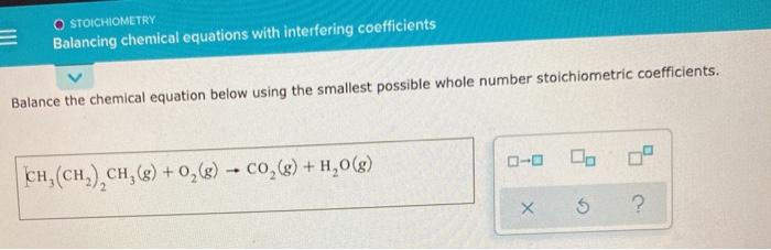 Solved STOICHIOMETRY Balancing chemical equations with | Chegg.com