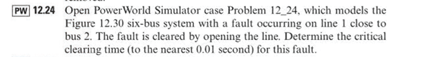PW 12.24 Open PowerWorld Simulator case Problem | Chegg.com PW 12.24 Open PowerWorld Simulator case Problem | Chegg.com