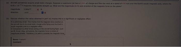 Solved (a) Aircraft sometimes acquire small static charges. | Chegg.com