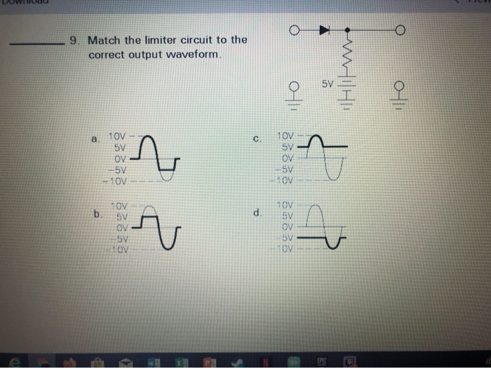Solved 1. What is the function of a limiter circuit? a. | Chegg.com