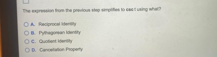 Solved Use a difference identity to verify the cofunction | Chegg.com