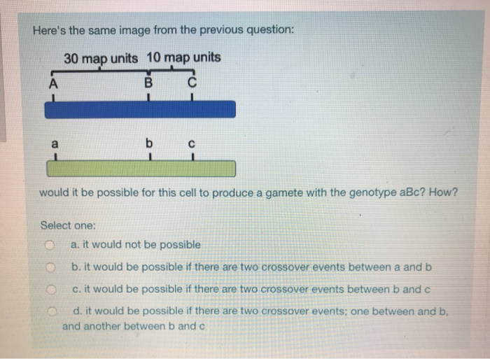 Solved 30 map units 10 map units A Bc b c The image above | Chegg.com