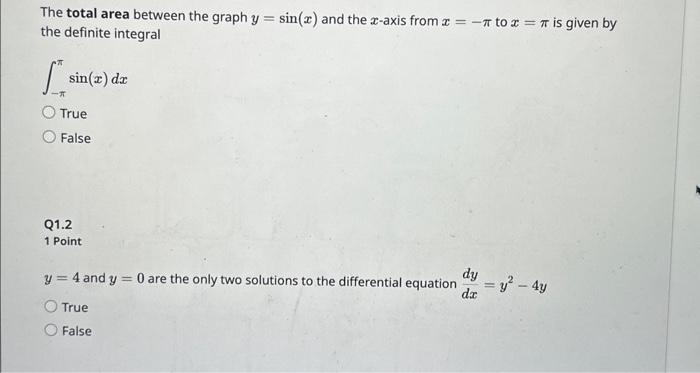 Solved The total area between the graph y=sin(x) and the | Chegg.com