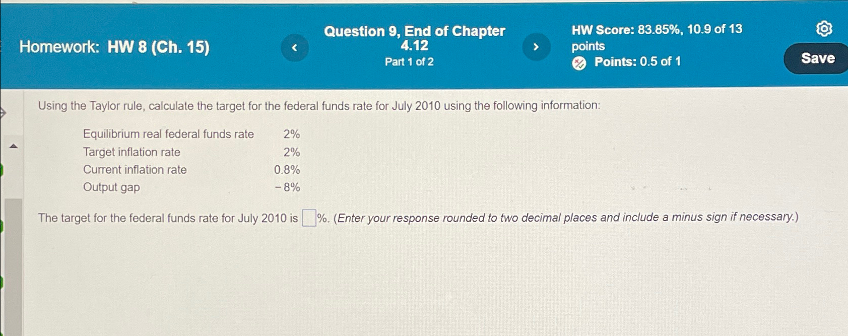 Solved Question 9, ﻿End of Chapter 4.12Part 1 ﻿of 2HW Score: | Chegg.com