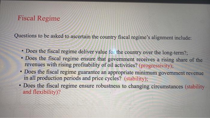 Solved Questions to be asked to ascertain the country fiscal | Chegg.com