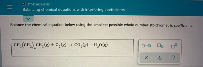 Solved O STOICHIOMETRY Balancing chemical equations with | Chegg.com