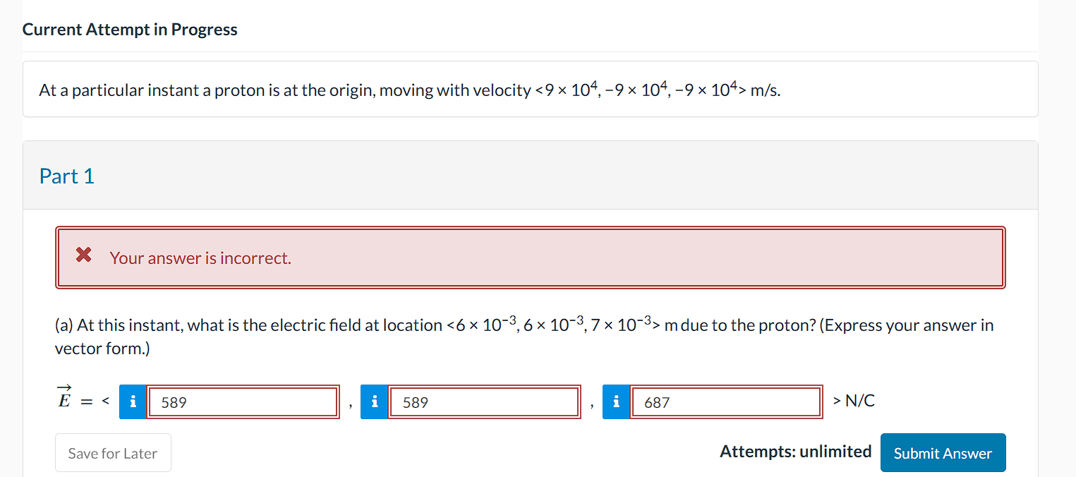 Current Attempt in Progress At a particular instant a | Chegg.com