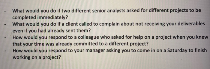 Solved We have a number of different interview scripts from | Chegg.com