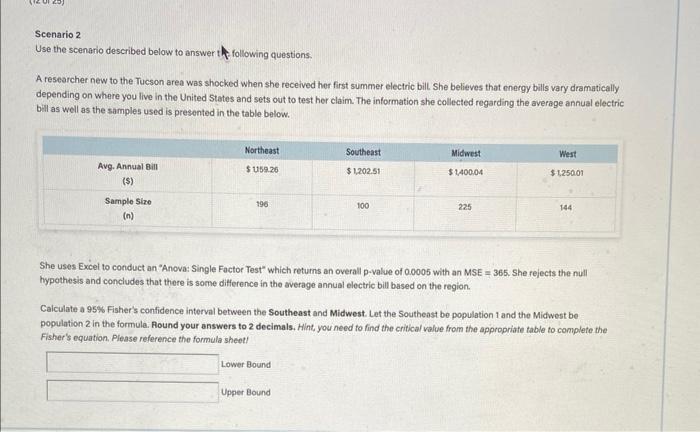 Solved Scenario 2 Use the scenario described below to answer | Chegg.com