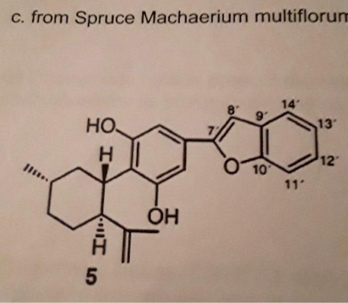 Identify the basic building blocks ( C2,C3,C6C3, | Chegg.com