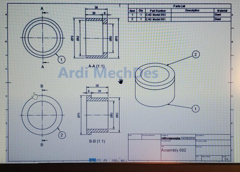 Solved can somebody create both parts shown using a cad | Chegg.com