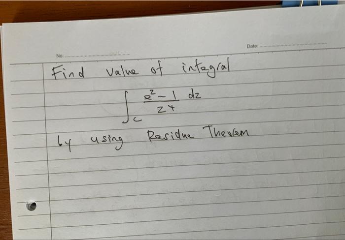 Solved Find value of integral ∫cz4z2−1dz | Chegg.com