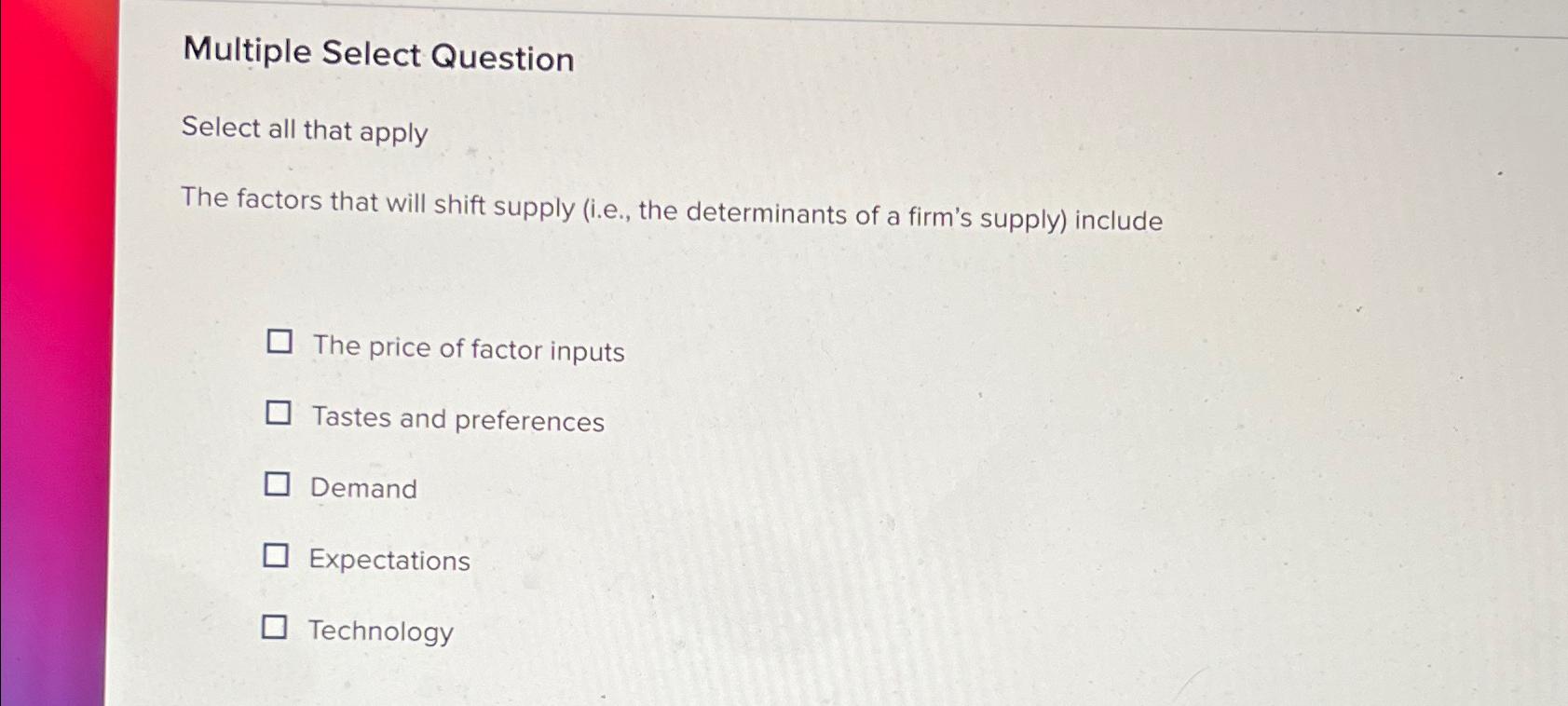 Solved Multiple Select QuestionSelect all that applyThe | Chegg.com