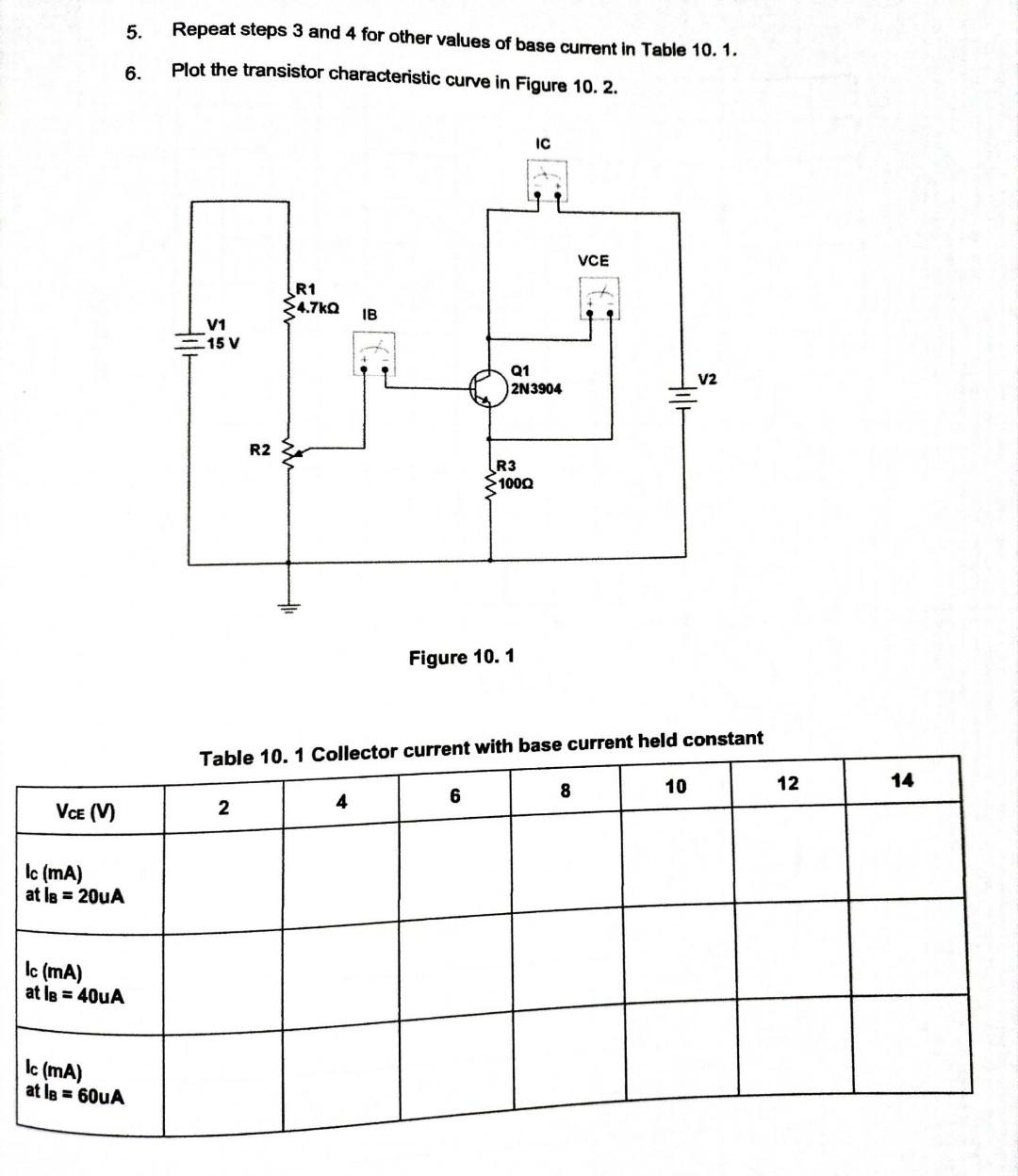 Solved IV. Procedure 1. Construct the circuit shown in | Chegg.com