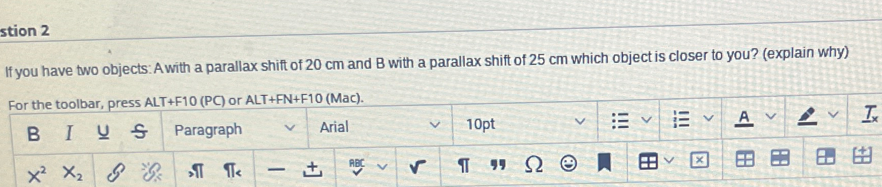 Solved If you have two objects: A with a parallax shift of | Chegg.com
