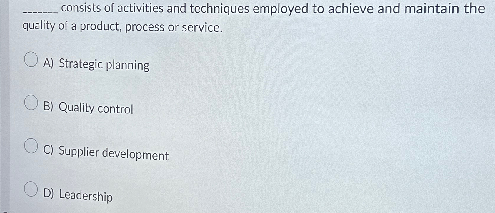 Solved consists of activities and techniques employed to | Chegg.com