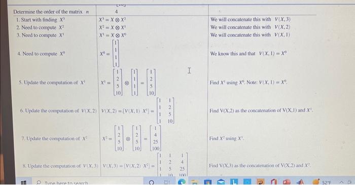 Solved Matrix concatenation is the process of joining one or | Chegg.com