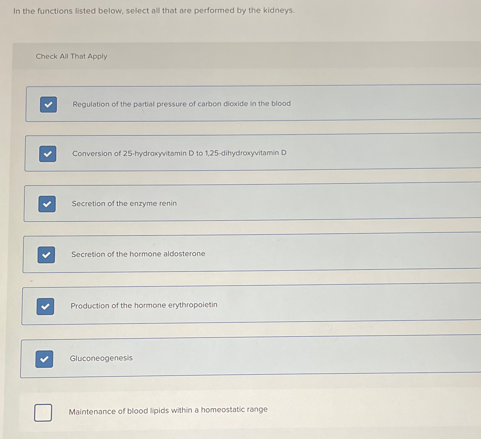 Solved In the functions listed below, select all that are | Chegg.com