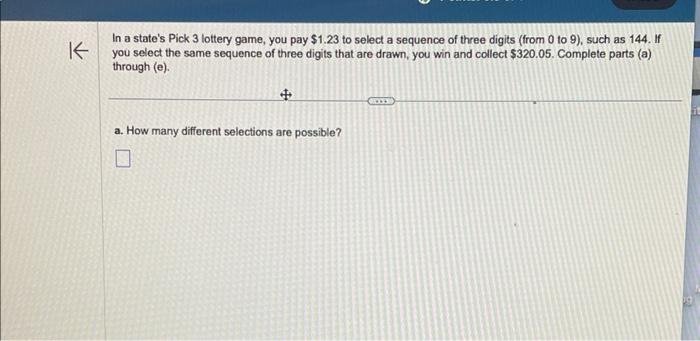 Solved 8answer a and b ) whats the probability of winning c) | Chegg.com