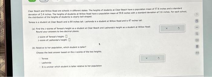 Solved Ceer Beach and Willow Robd are schools in diferest | Chegg.com