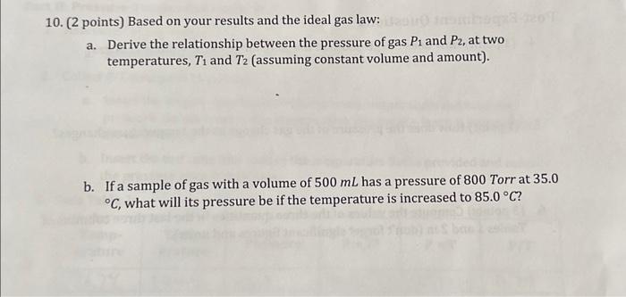 Solved 3. Data Table 1:3. Nata Tahle 2:10. ( 2 points) Based | Chegg.com