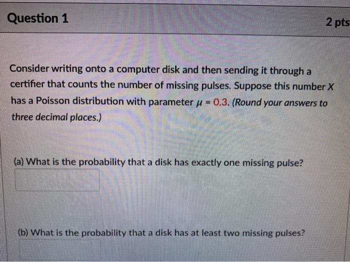 Solved Consider writing onto a computer disk and then | Chegg.com