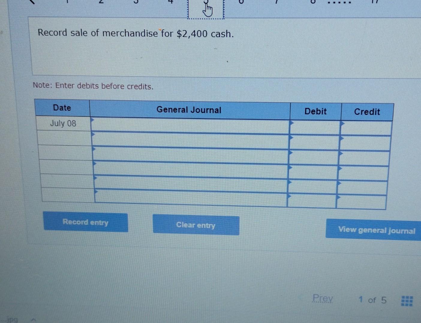 Solved Prepare journal entries to record the following | Chegg.com
