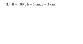 Solved 3 ﻿ trying to find the side b and A and side a and | Chegg.com