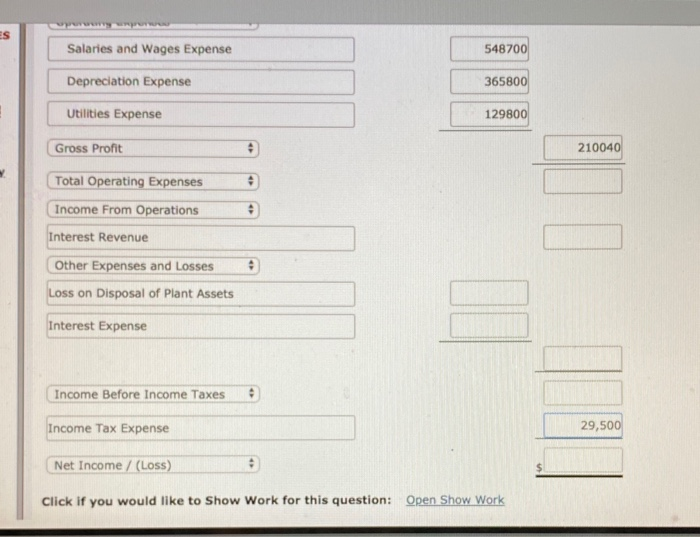 Solved Exercise 5-09 a-b (Part Level Submission) In its | Chegg.com