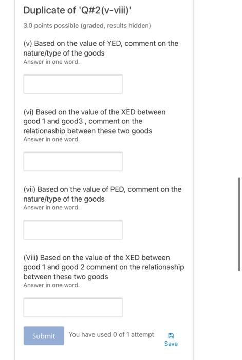 Solved Question #2 8.0 points possible (graded, results | Chegg.com