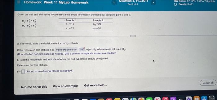 Solved Homework: Week 11 MyLab Homework Question 4,1 M 2 | Chegg.com