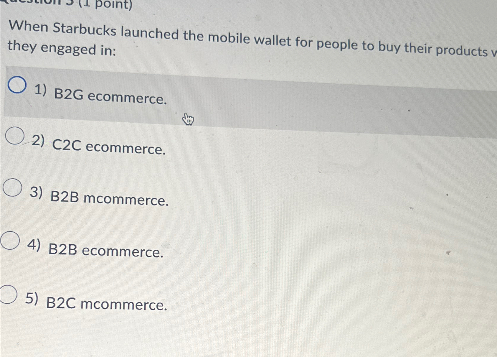 Solved When Starbucks launched the mobile wallet for people | Chegg.com