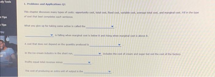Solved 1. Problems and Applications Q1 This chapter | Chegg.com
