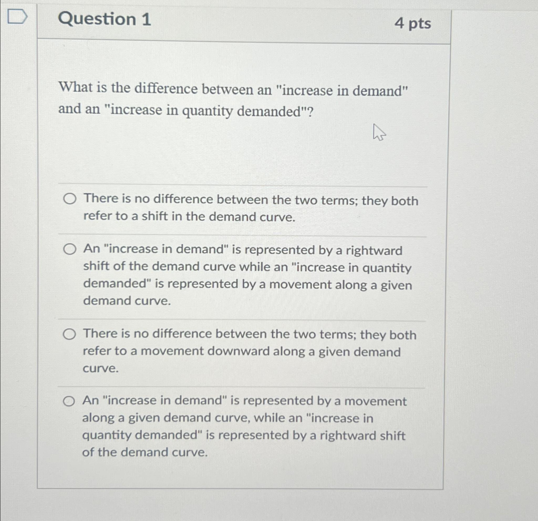 Solved Question 14 ﻿ptsWhat is the difference between an | Chegg.com