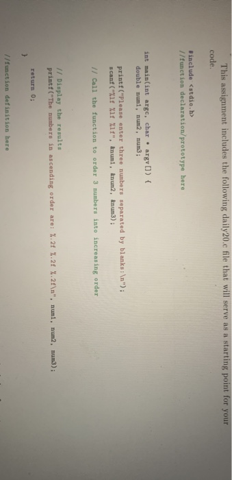 Solved In this assignment, you will write a required | Chegg.com